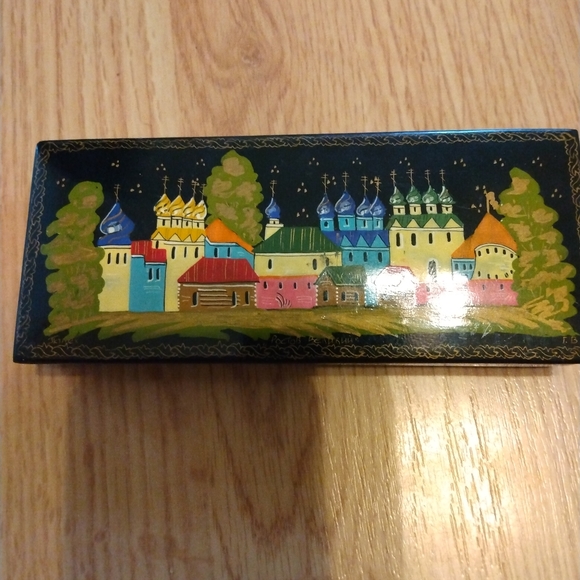Jewelry | Vintage Russian Hand Painted Jewelry Box | Poshmark